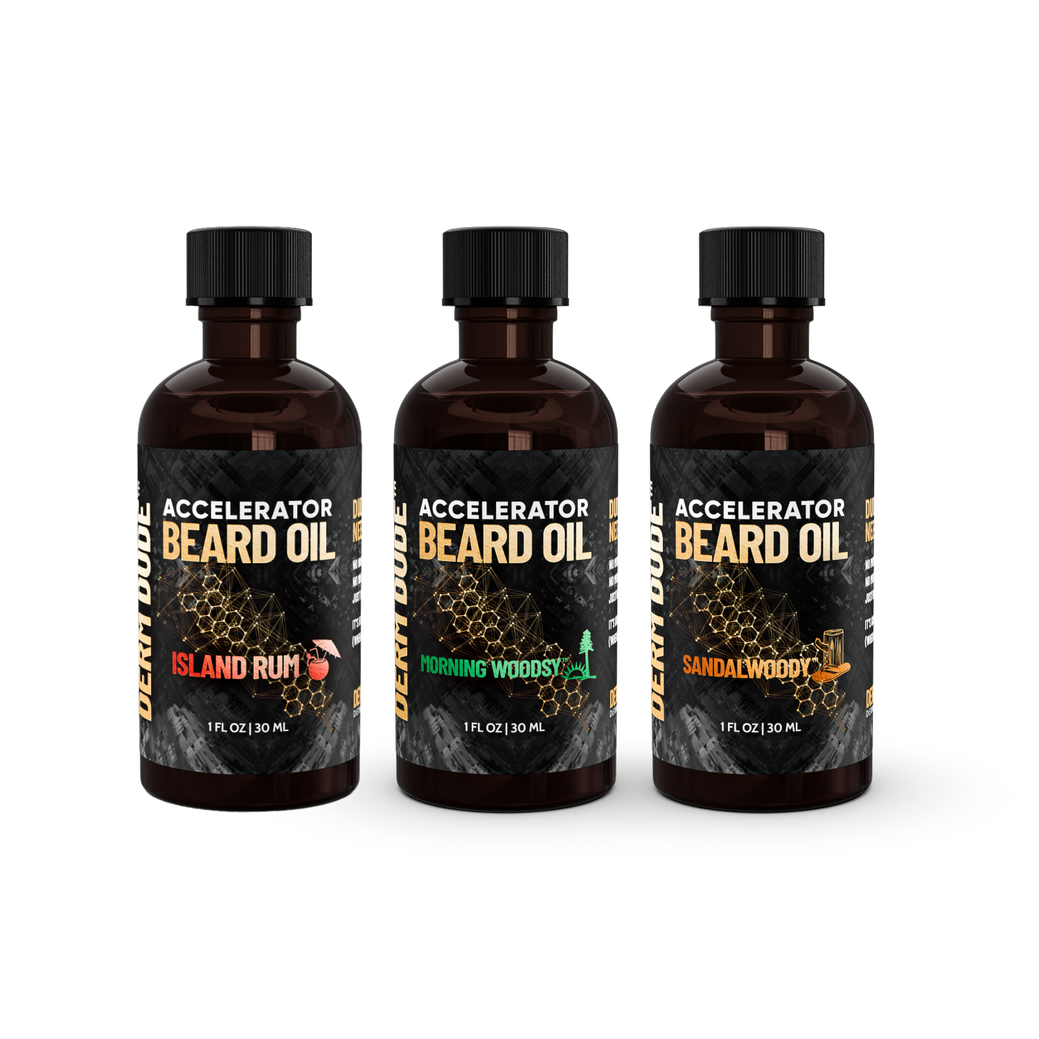 Beard Oil Set | Beard Oil Gift Set | Derm Dude
