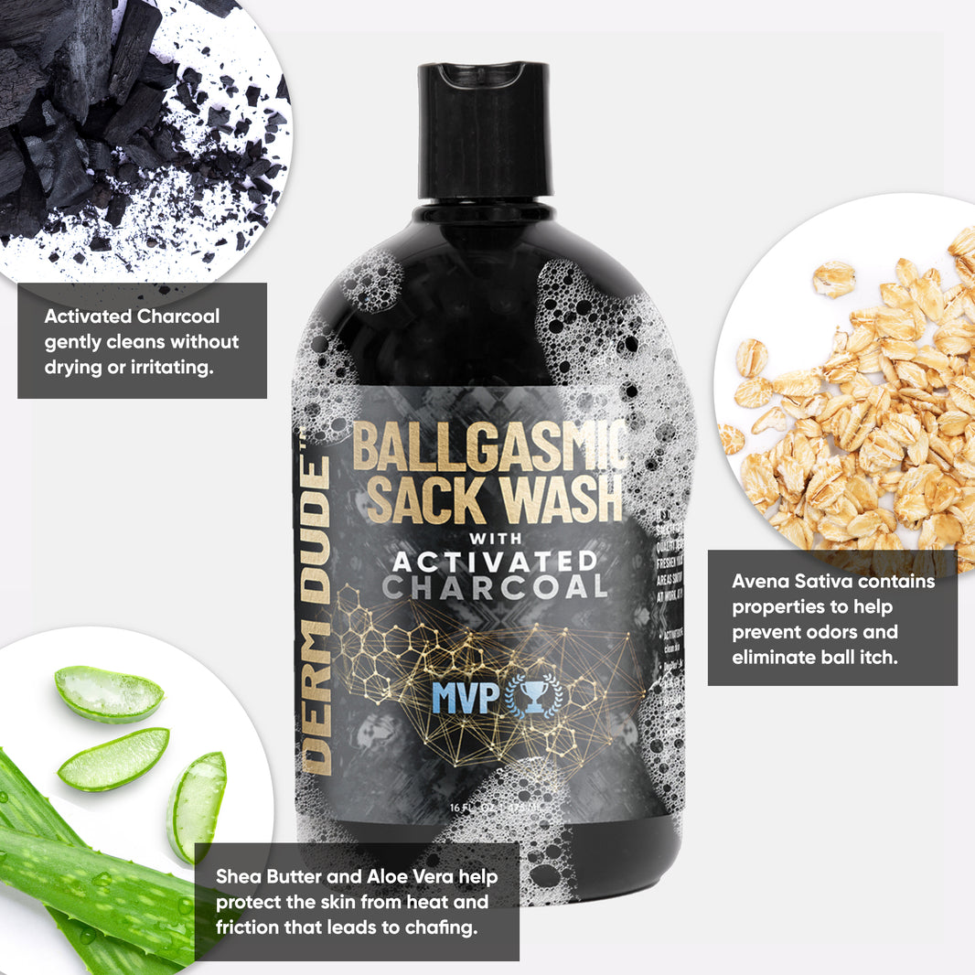 Ball Wash for Men | Activated Charcoal – Derm Dude