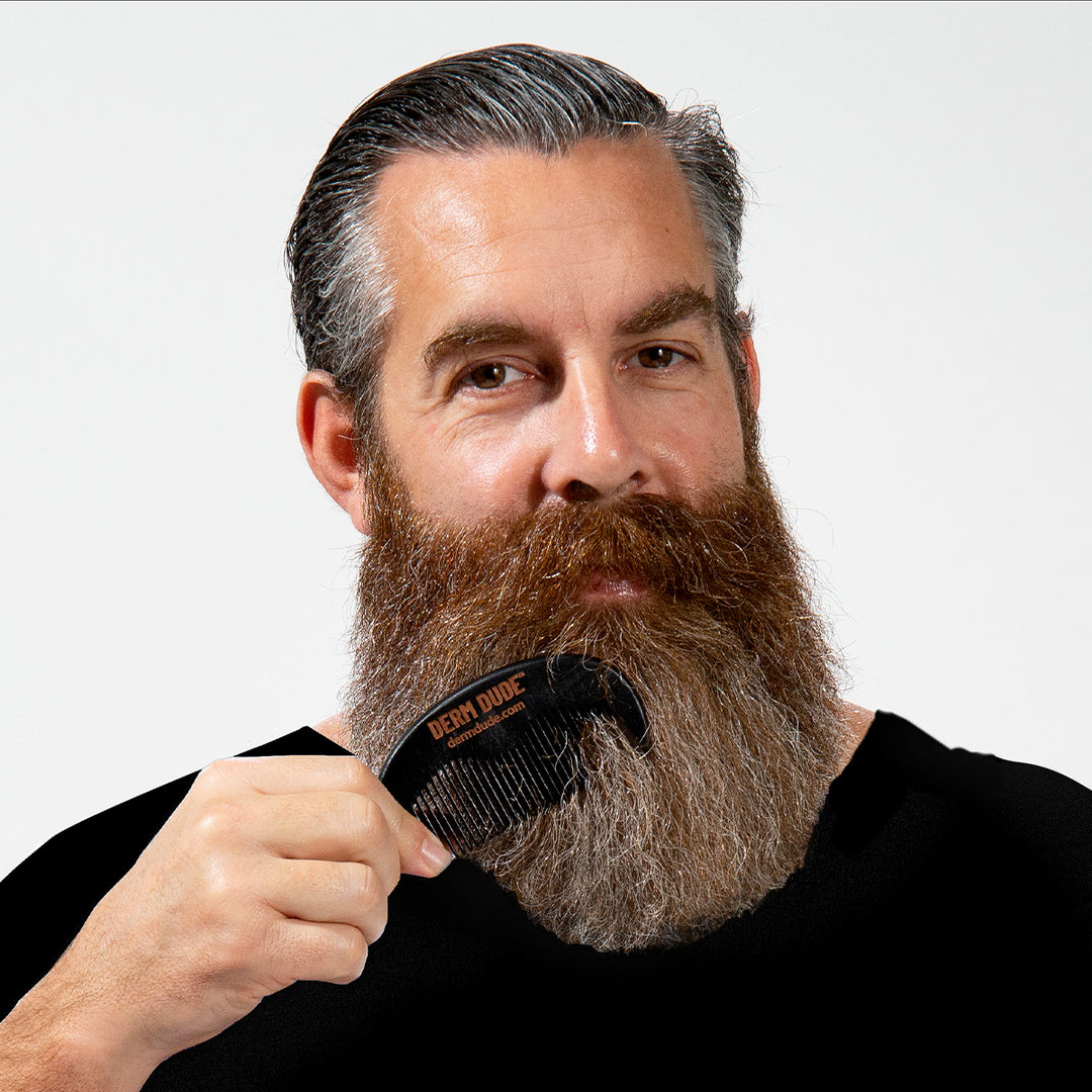 Anti-Static Beard Comb - Derm Dude